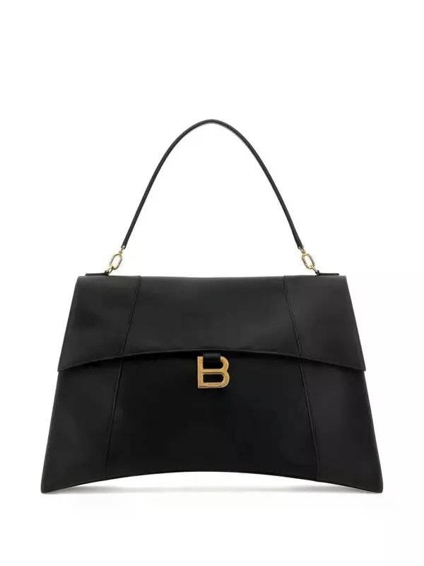 Balenciaga Hourglass Structured Leather Handbag