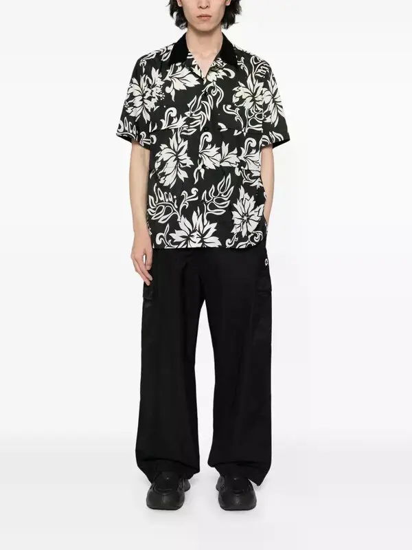 Kenzo Logo Patch Cargo Trousers