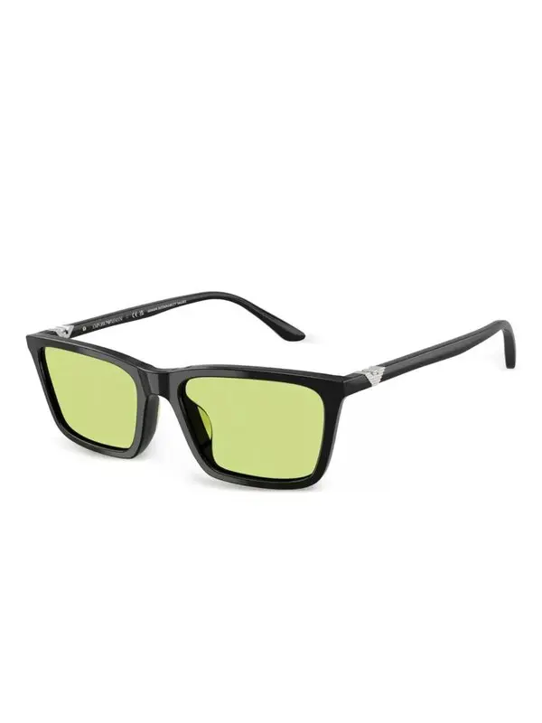 Emporio Armani Square Frame Sunglasses - Black