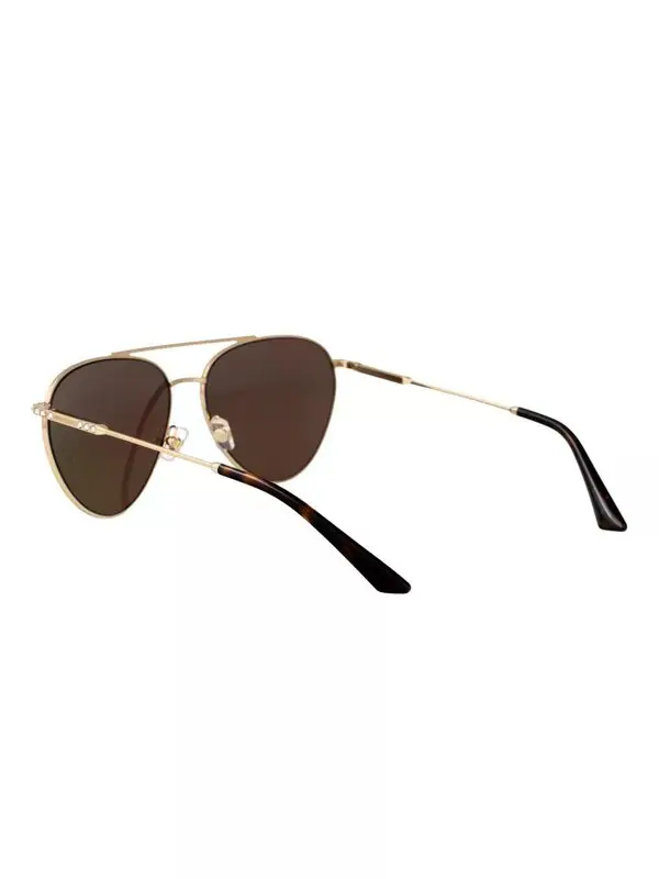 JIMMY CHOO Pilot Sunglasses - Gold
