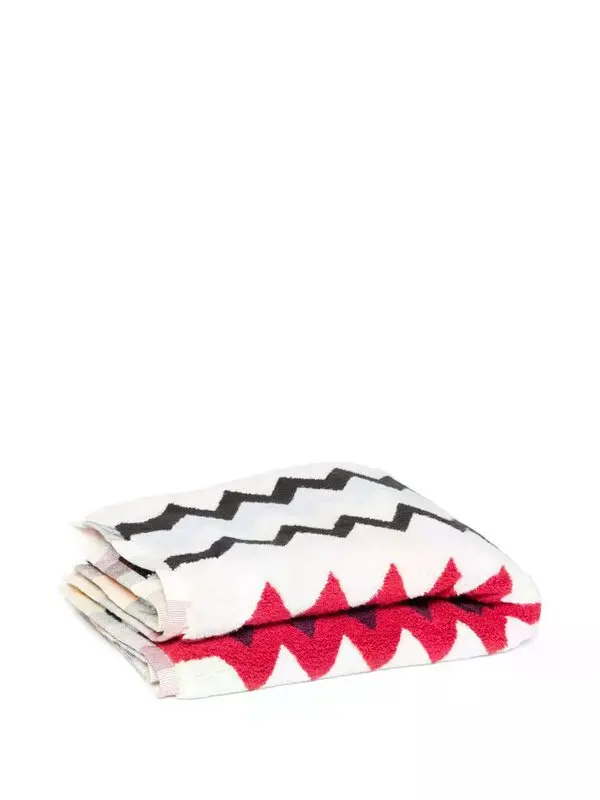 Missoni Zigzag-woven Towel - White