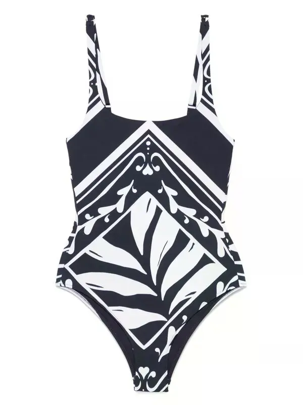 TWINSET Printed Swimsuit - Blue
