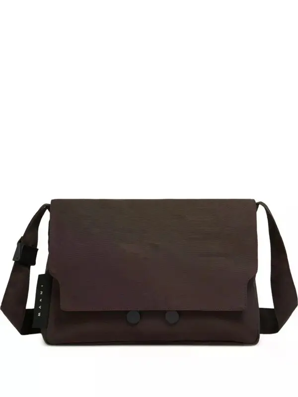 Marni Cityscape Messenger Bag - Brown