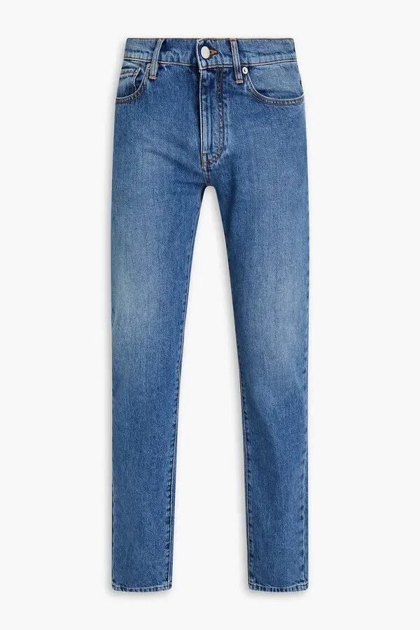 Dunhill Slim-fit Denim Jeans - Mid Denim