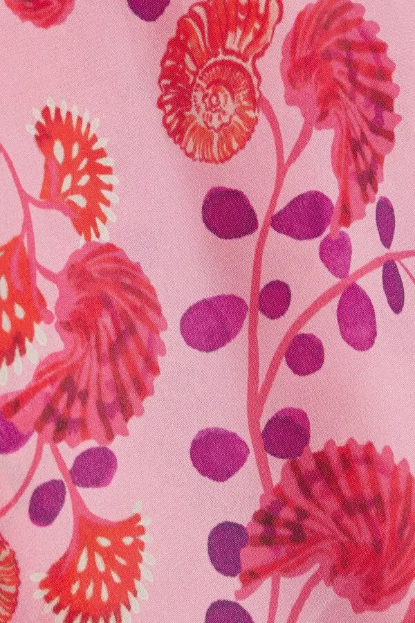 Saloni Tilly Floral-print Mini Dress
