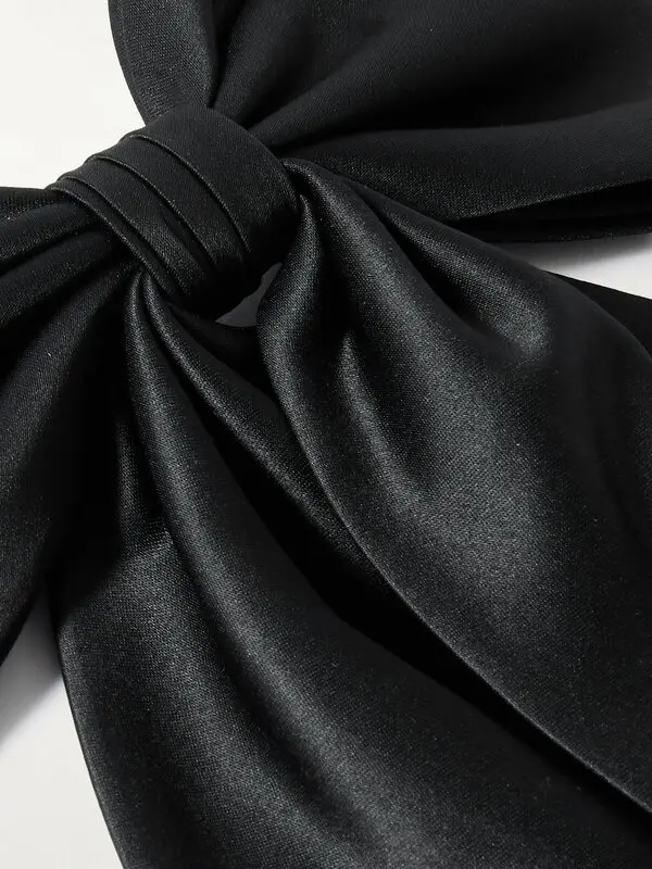Eugenia Kim Tracey Satin Bow Hair Clip In Black - 50% Off 