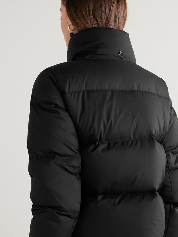 Lululemon Wunder Puff Hooded Quilted Recycled-softmatte Down Jacket - Black
