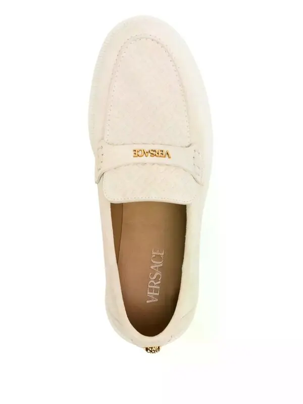 Versace Suede Loafers