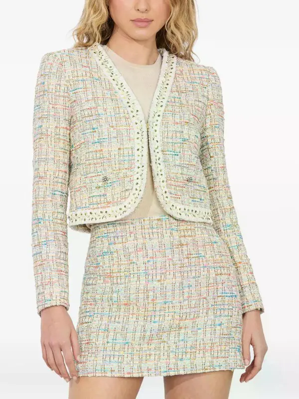Alice + Olivia Peyton Embroidered Jacket