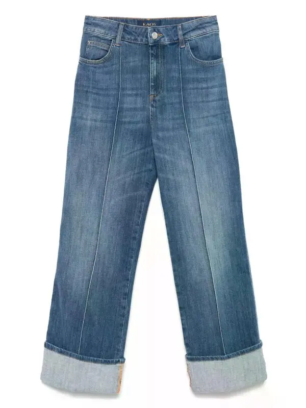 KAOS Piped-trim Jeans