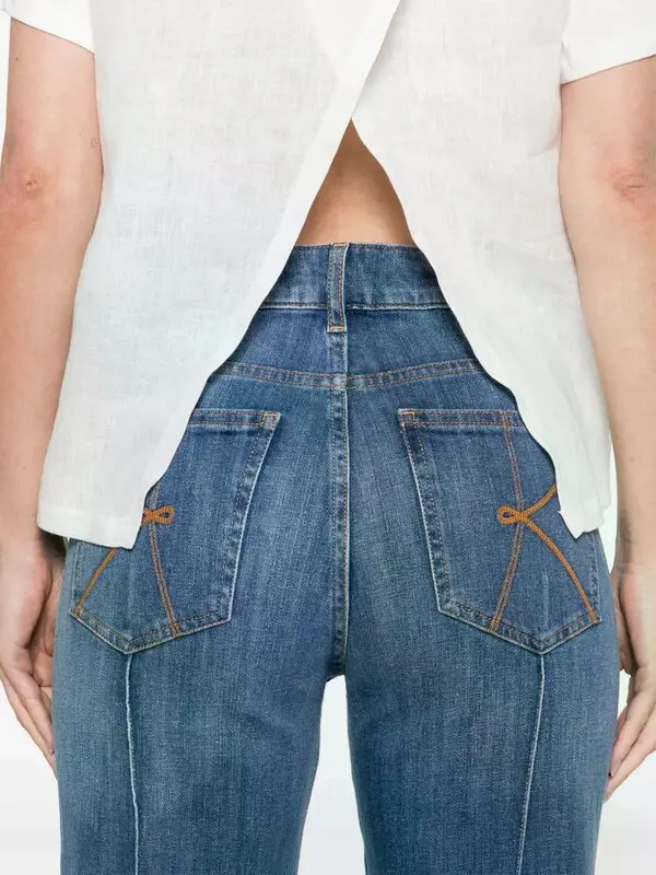KAOS Piped-trim Jeans
