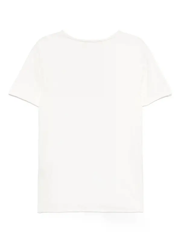 FORME D'EXPRESSION V-neck T-shirt - Neutrals