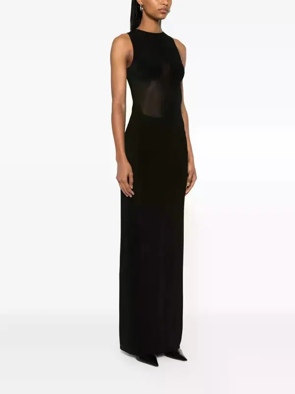 JEAN PAUL GAULTIER Semi-sheer Maxi Dress