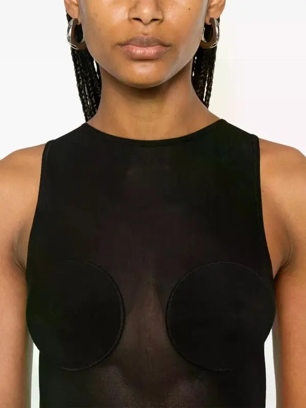 JEAN PAUL GAULTIER Semi-sheer Maxi Dress