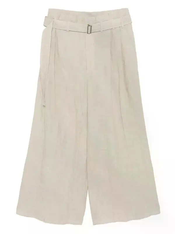 FORME D'EXPRESSION Belted Wide-leg Pants