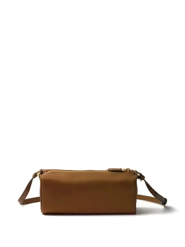 Prada Re-nylon Top-zip Shoulder Bag - Brown