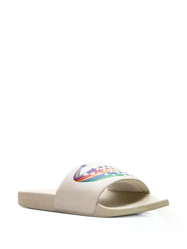 Gucci Rainbow Pursuit Slides