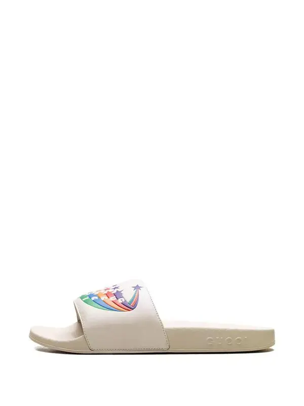 Gucci Rainbow Pursuit Slides