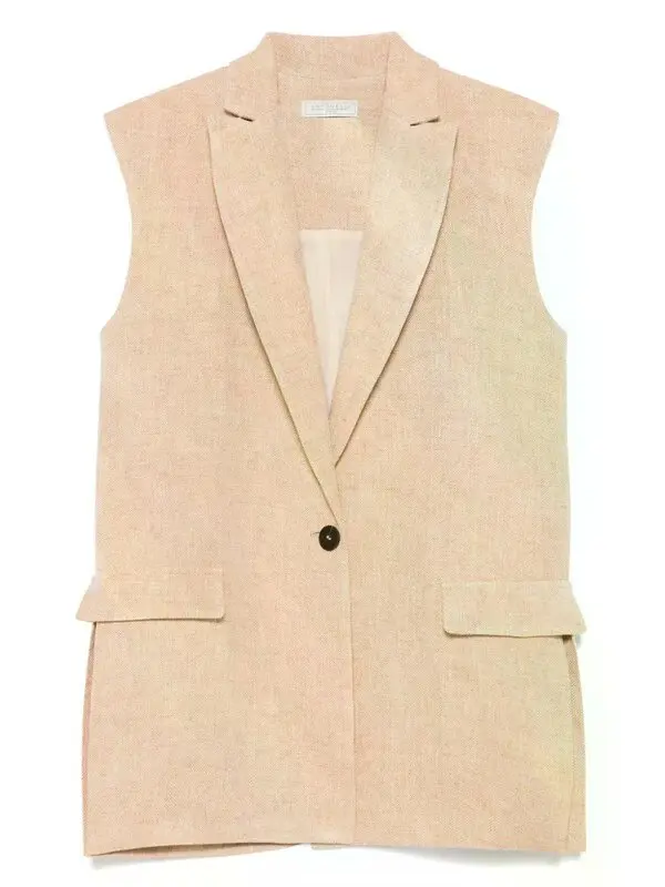 Antonelli Firenze Frida Gilet - Neutrals