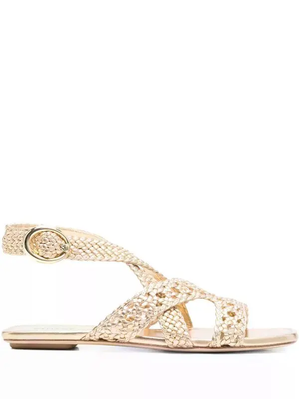 STUART WEITZMAN Thea Sandals - Gold