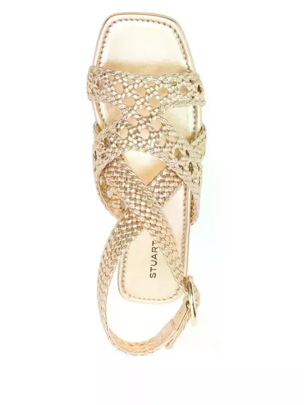 STUART WEITZMAN Thea Sandals - Gold