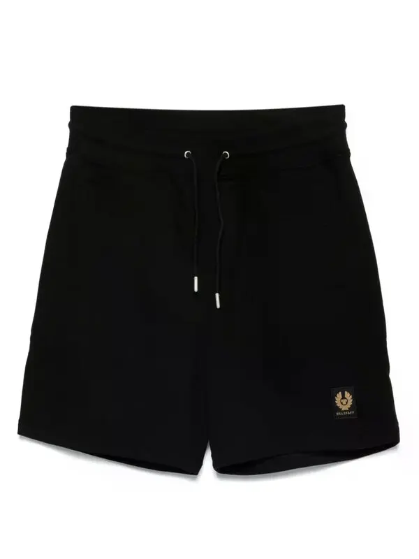 Belstaff Logo-patch Shorts - Black