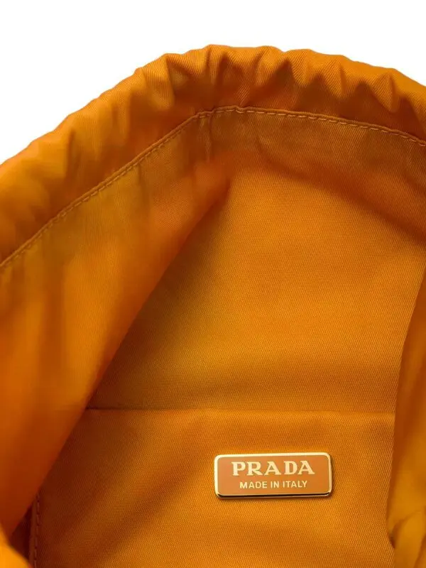 Prada Drawstring Clutch - Orange