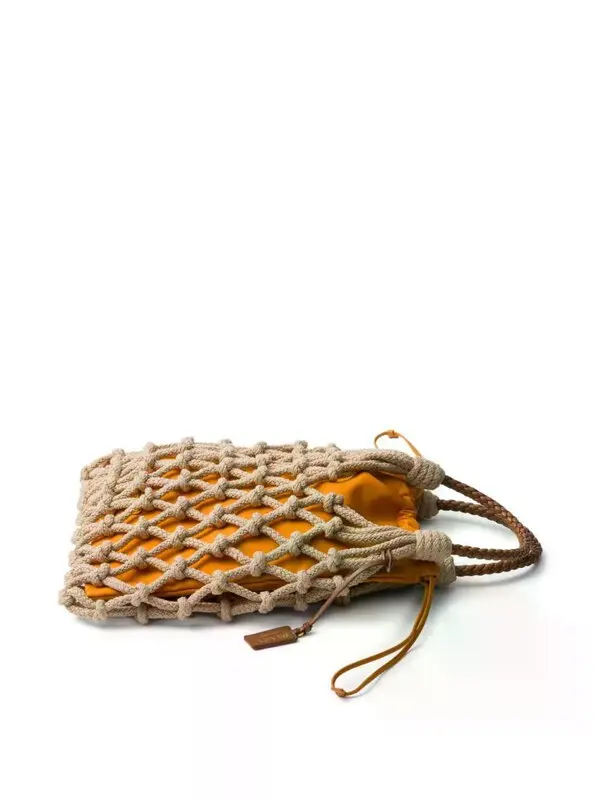 Prada Drawstring Clutch - Orange