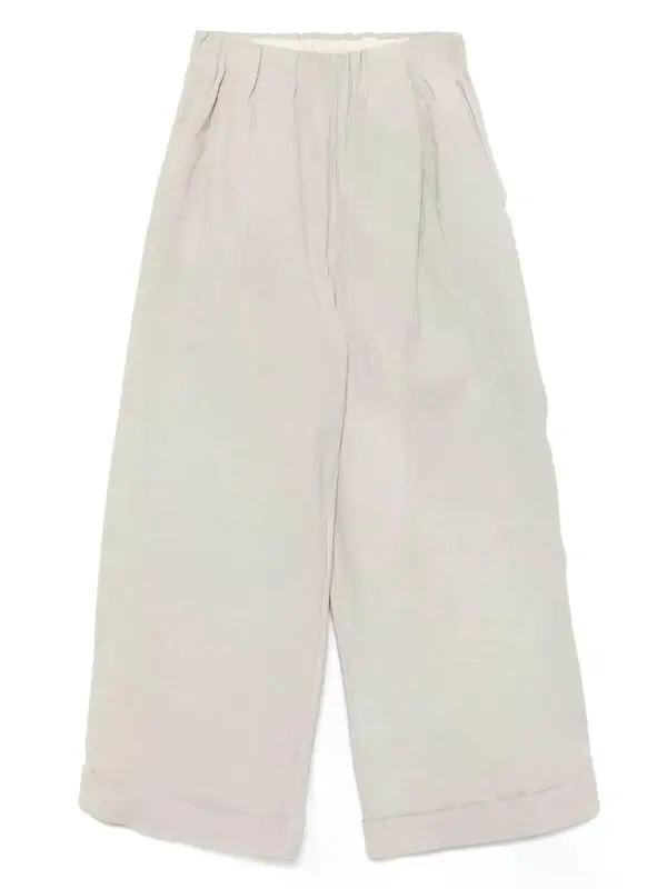 LAUREN MANOOGIAN Textured Wide Leg Trousers