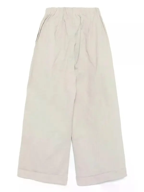 LAUREN MANOOGIAN Textured Wide Leg Trousers