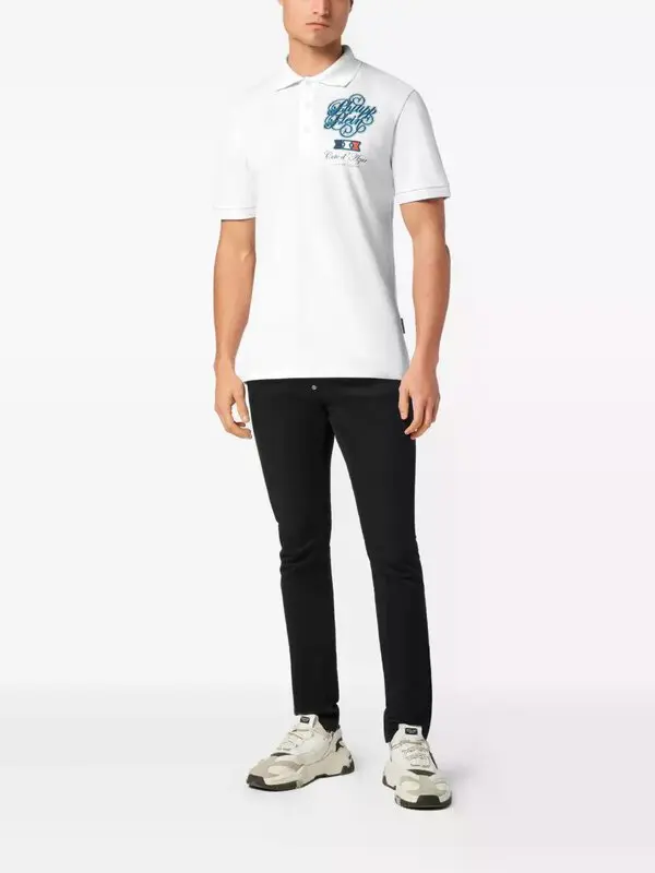 Philipp Plein Racing Car Polo Shirt