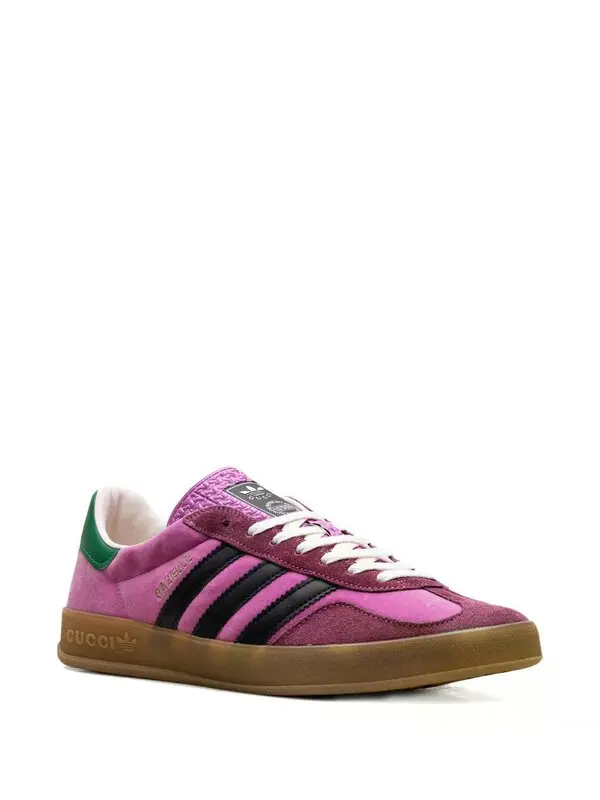 Adidas X Gucci Gazelle Sneakers - Pink | Editorialist