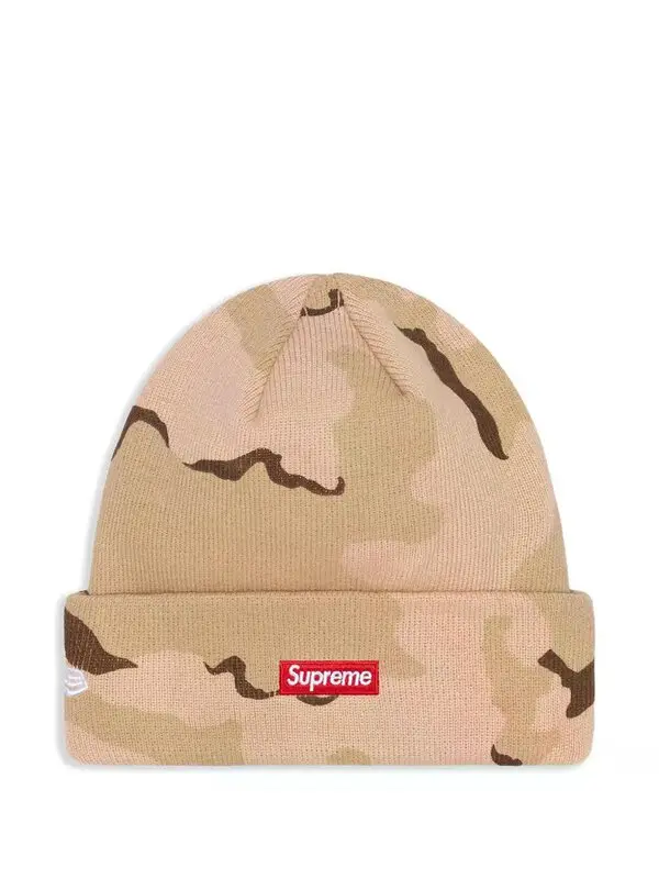 Supreme X New Era Beanie - Brown