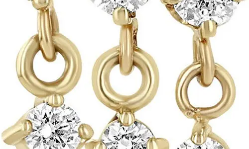 Zoe Chicco Diamond Waterfall Drop Earrings