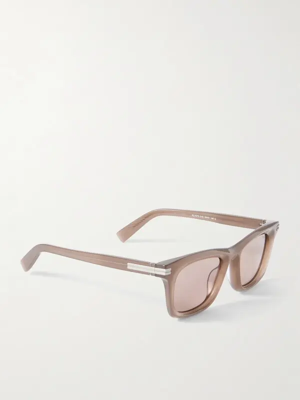 Zegna Square-frame Sunglasses - Brown