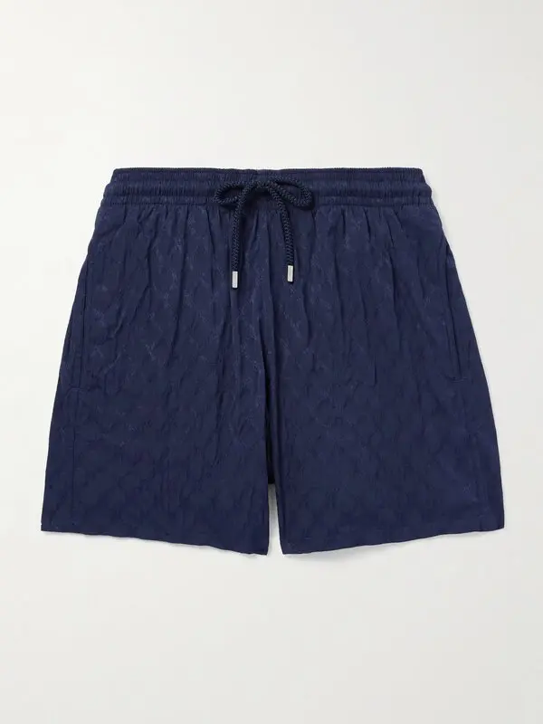 Vilebrequin Moorea Jacquard Swim Shorts - Blue