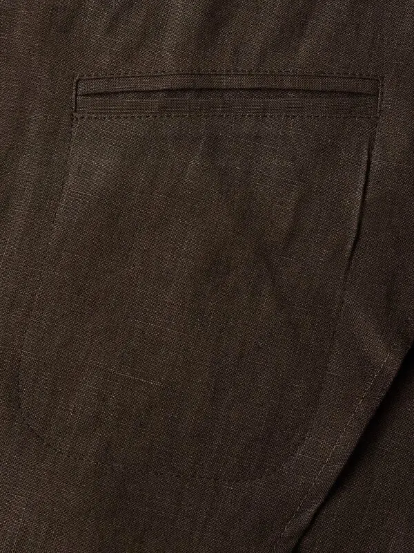 STOFFA Unstructured Washed-linen Blazer