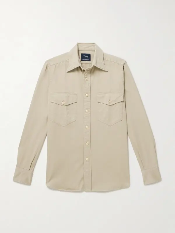 DRAKE'S Cotton Shirt