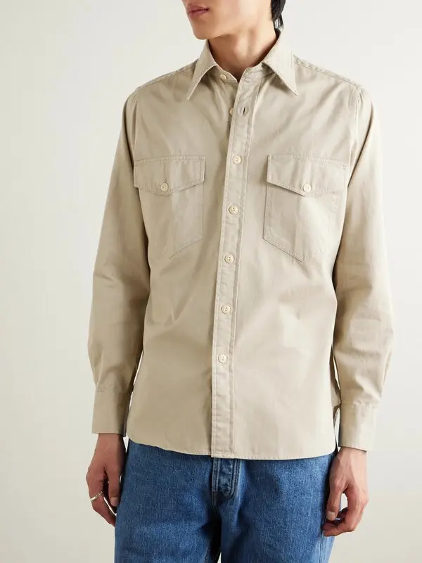 DRAKE'S Cotton Shirt