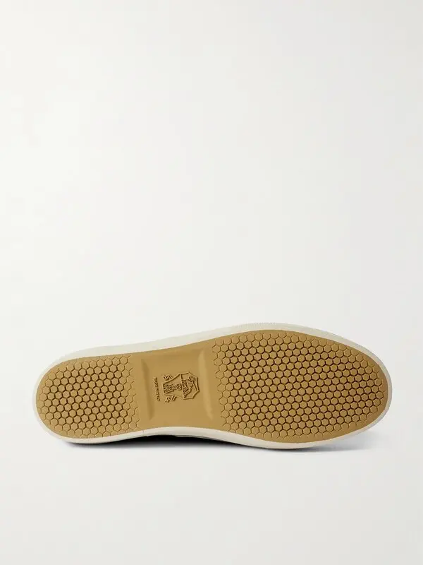 Brunello Cucinelli Suede Low Top Sneakers - Brown