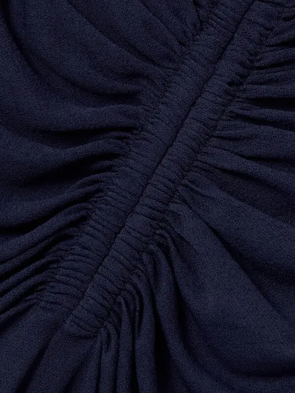 Proenza Schouler Kerstin Ruched Jersey Midi Dress - Blue