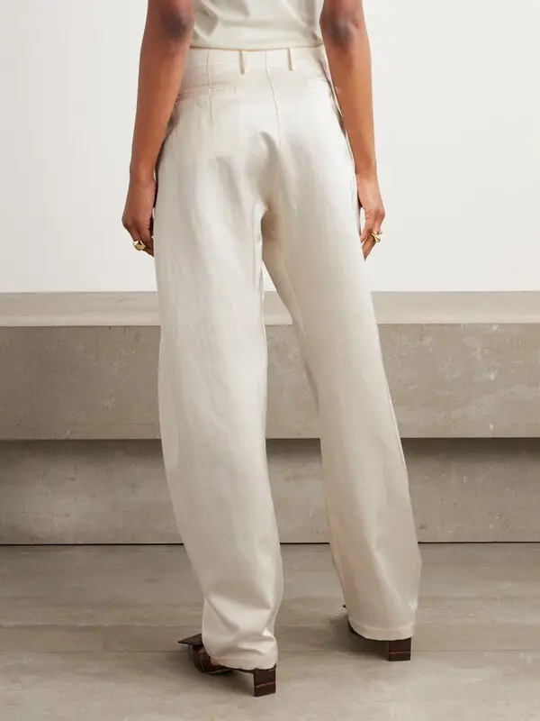 Magda Butrym Stretch-cotton Wide-leg Trousers
