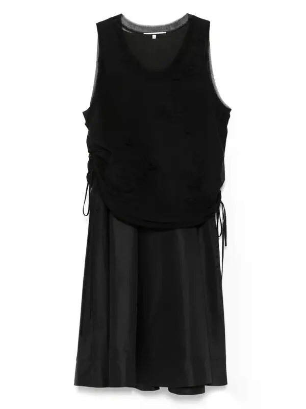 3.1 Phillip Lim Floral-appliqué Midi Dress
