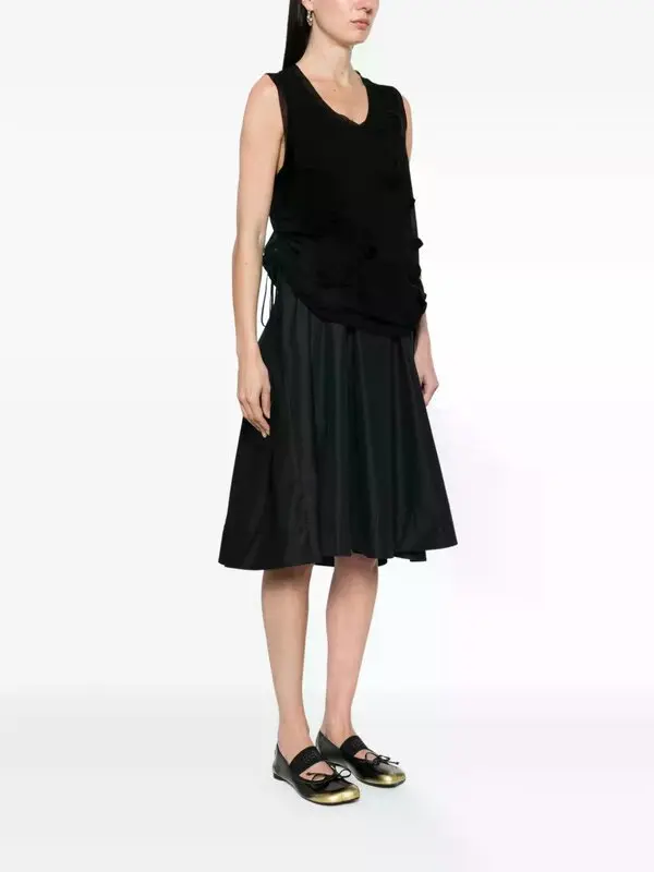 3.1 Phillip Lim Floral-appliqué Midi Dress