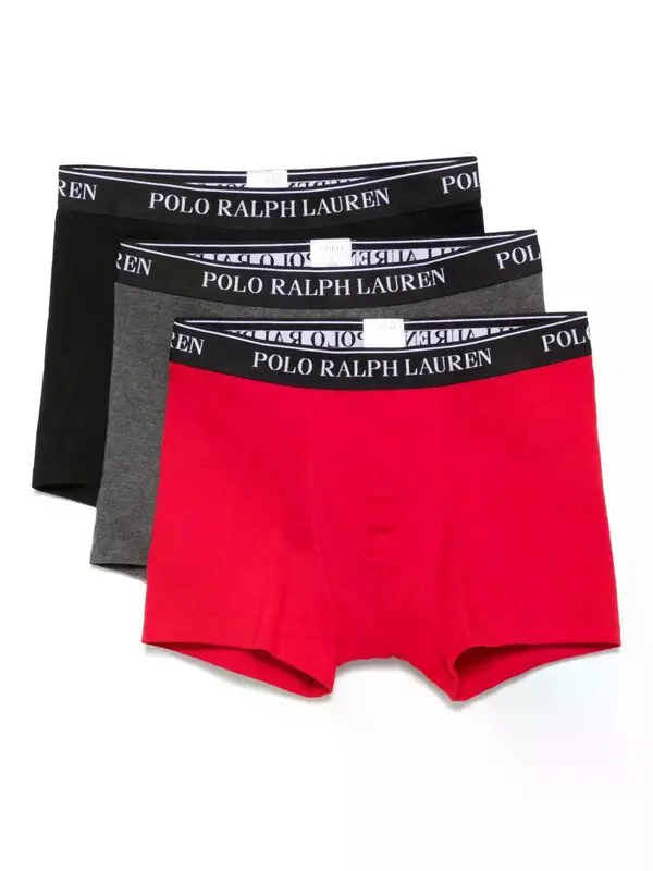 Polo Ralph Lauren Logo-waistband Boxers - Red