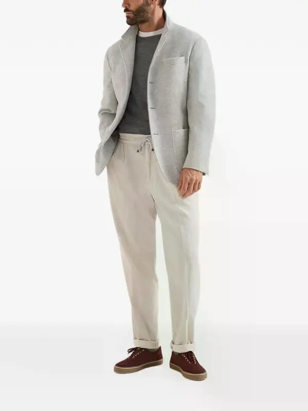 Brunello Cucinelli Cashmere Blazer - Grey