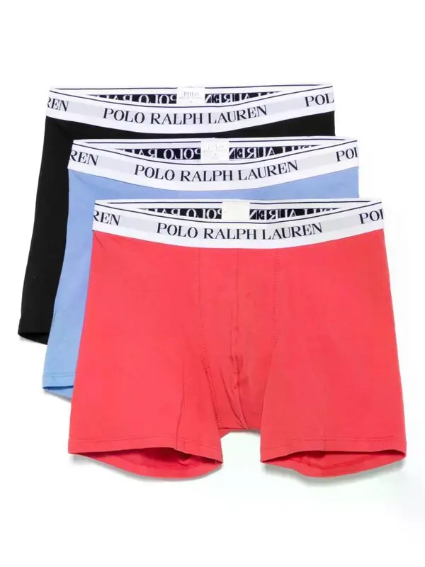 Polo Ralph Lauren Logo-waistband Boxers - Red