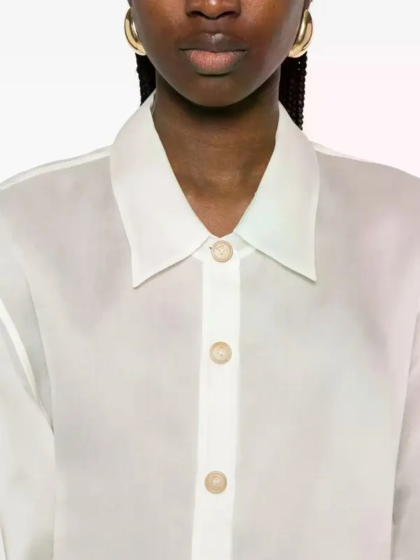 Khaite Herschel Shirt - Neutrals