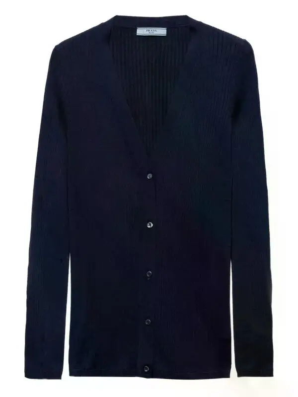 Prada Knitted Cotton Cardigan