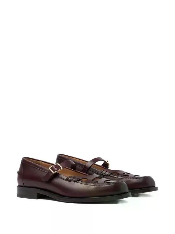 SCAROSSO Minni Loafers - Red
